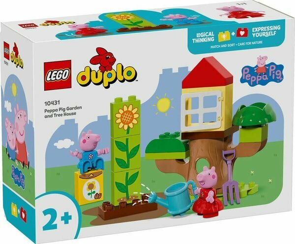 Конструктор LEGO Duplo 10431 Свинка Пеппа: сад и домик на дереве