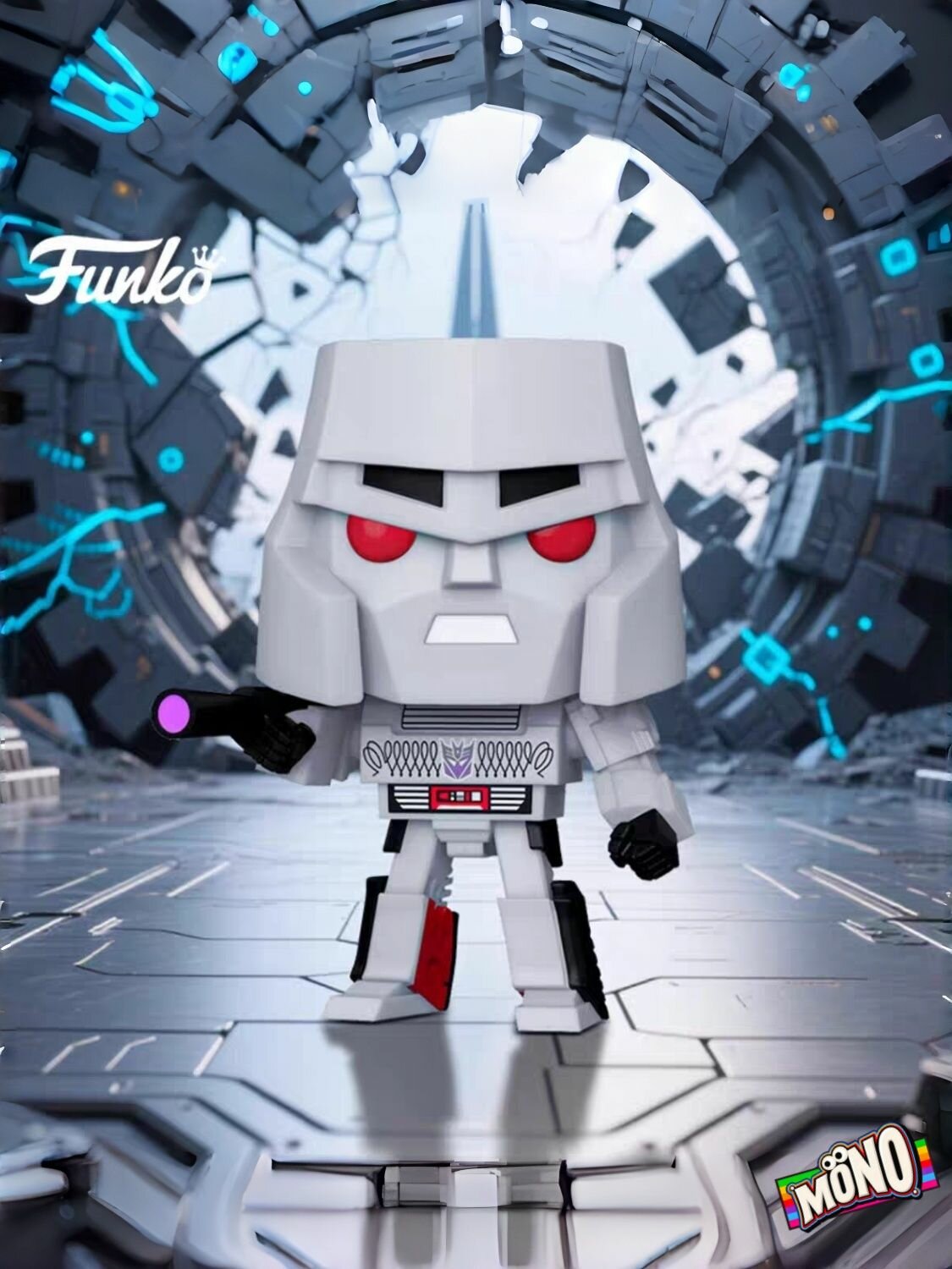 Поп-фигурка "Мегатрон" funko pop, трансформер, пластик, статичная, серый