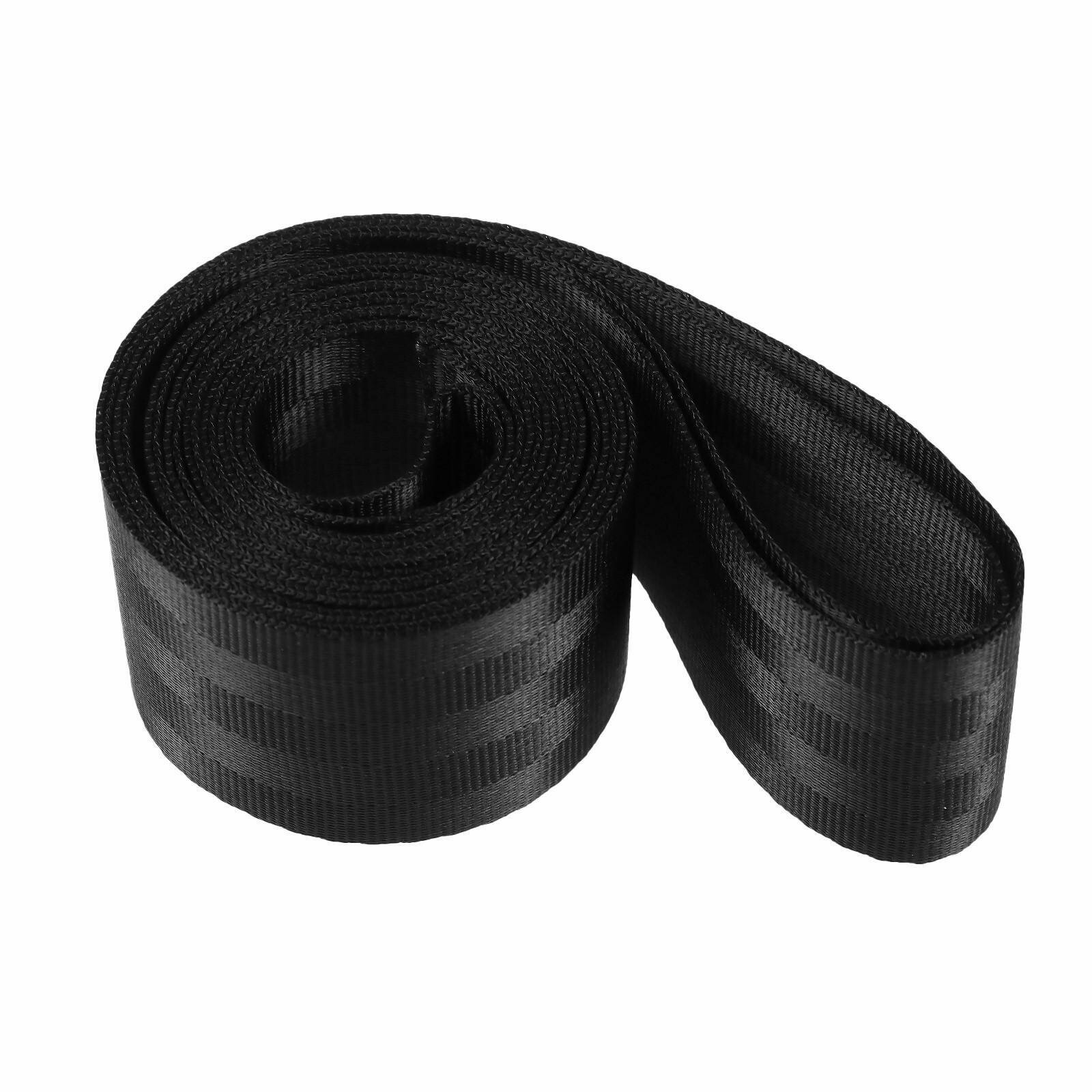 Нейлоновая лента, ремень 4.8 см × 3 м, черный