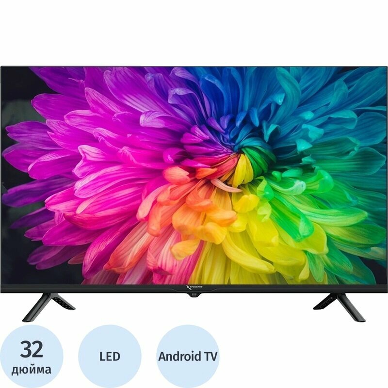 Телевизор Триколор H32H5000SA, SMART TV, 32', черный
