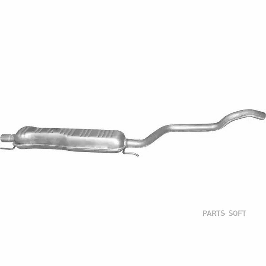 Глушитель средняя часть от официального дистрибьютора, POLMOSTROW, артикул 17634
