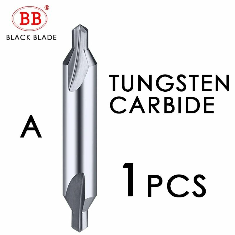 Центральные сверла BB для металла 60° 1, 1.5, 1.6, 2, 3.15, 4, 5, 6 мм 1xD4x50, A-BF2055(1PCS)