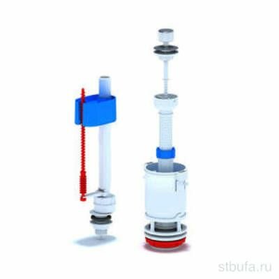 Набор с ниж. подводкой шток пластик кнопка металл, Ani WC4550M (20)