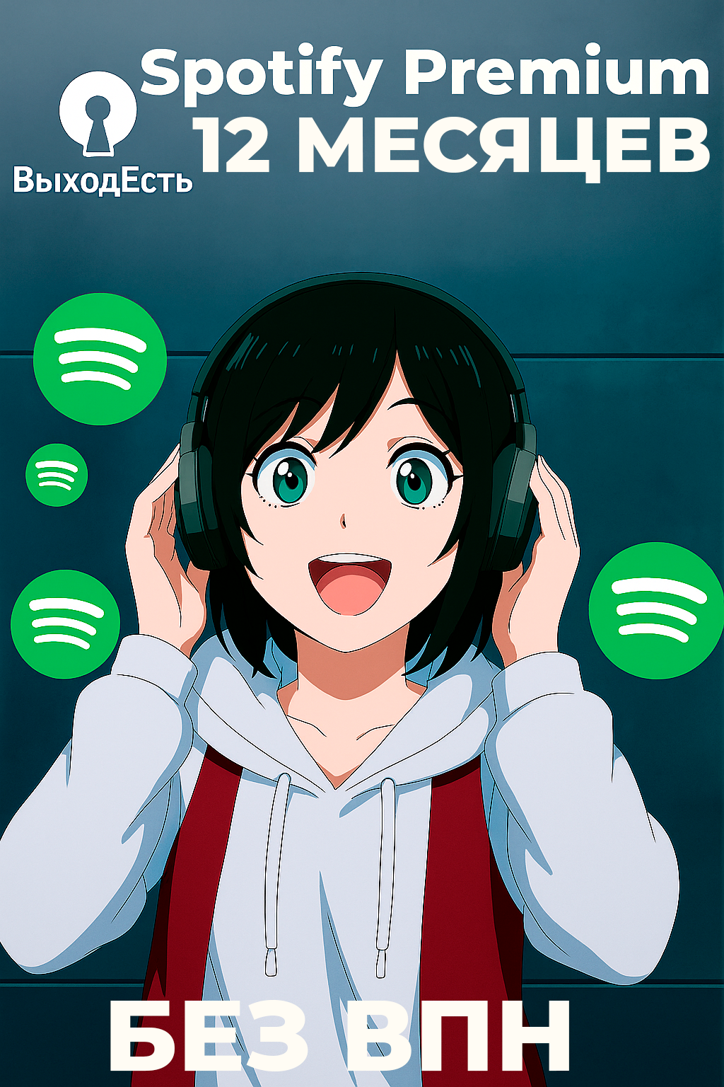 Индивидуальная подписка Spotify Premium Пакистан 12 Месяцев / Продление подписки