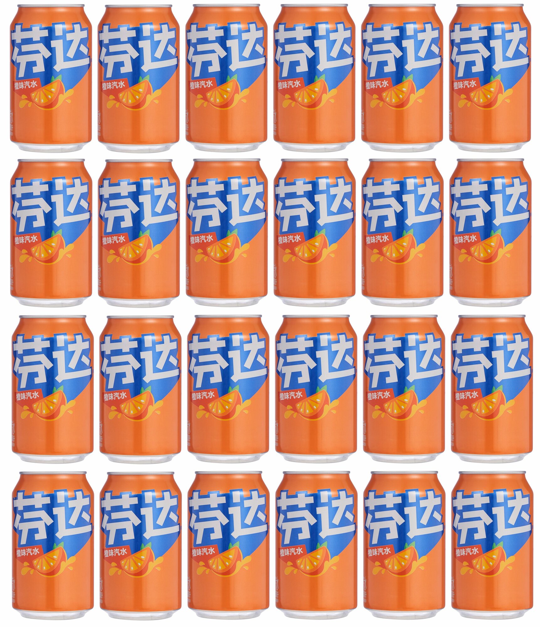 Фанта (Fanta Original) 24 банки, 330 мл, Китай
