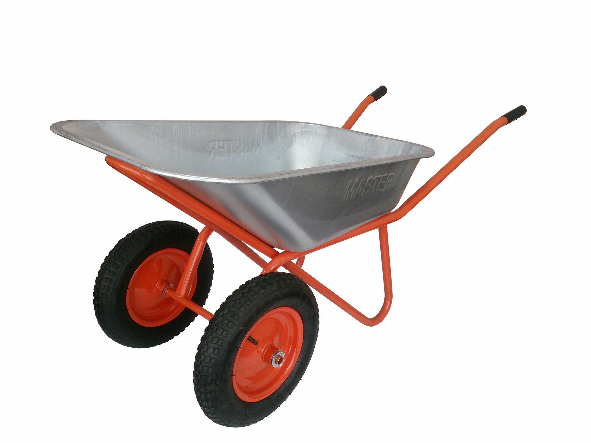 Тачка строительная 2-х кол. WB5009MS3-120 MASTER 350кг, оранжевая