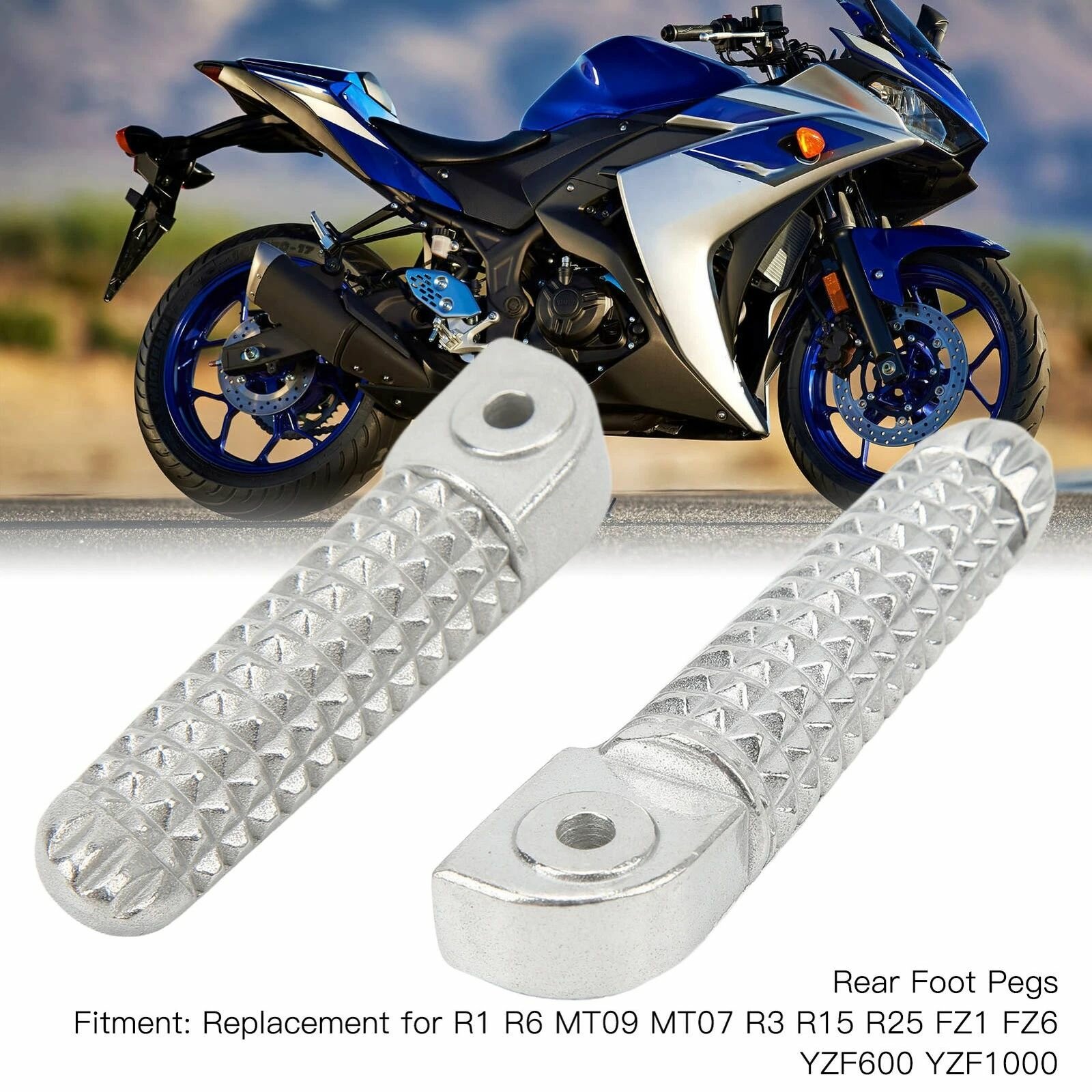 Подножки задние мотоцикла Yamaha YZF R1/ R6