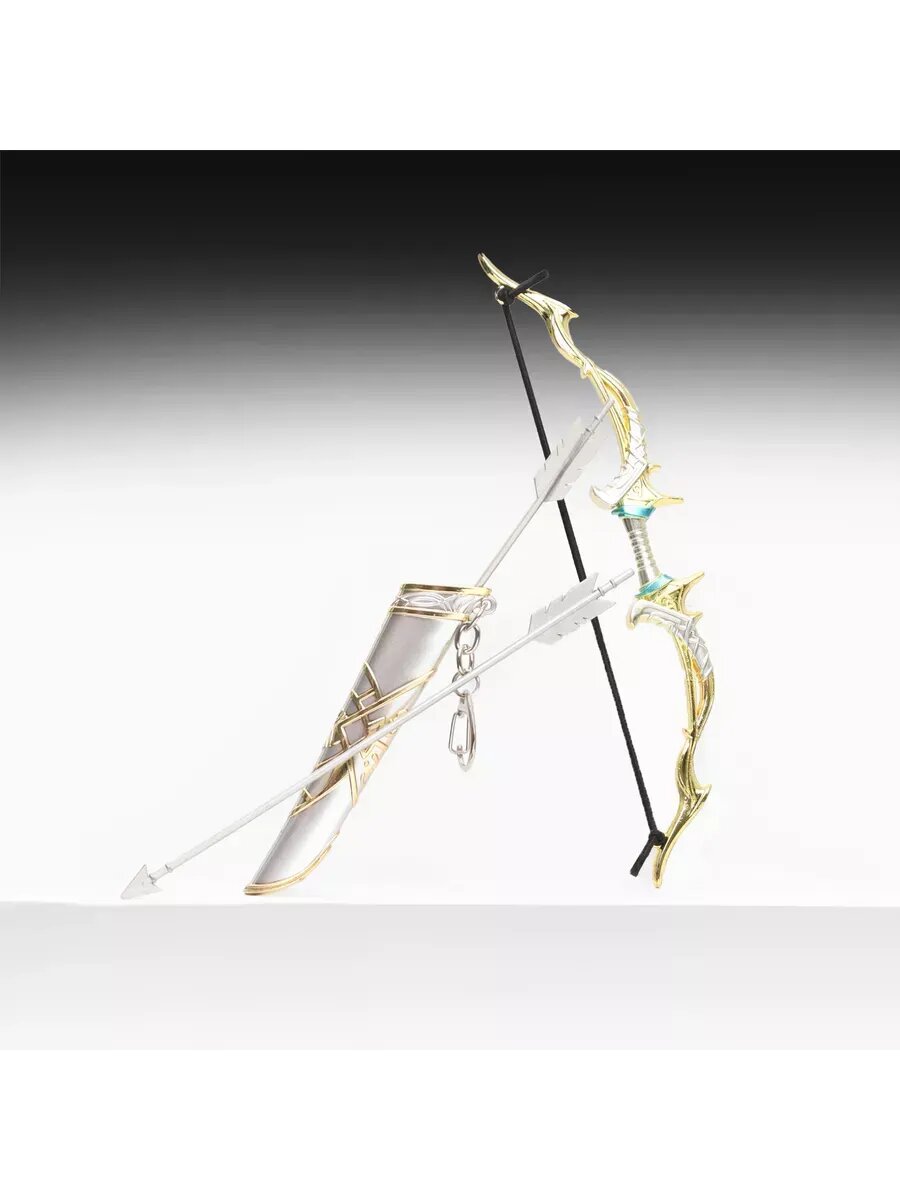 Сувенирное оружие мини "Лук Геншин" 26см