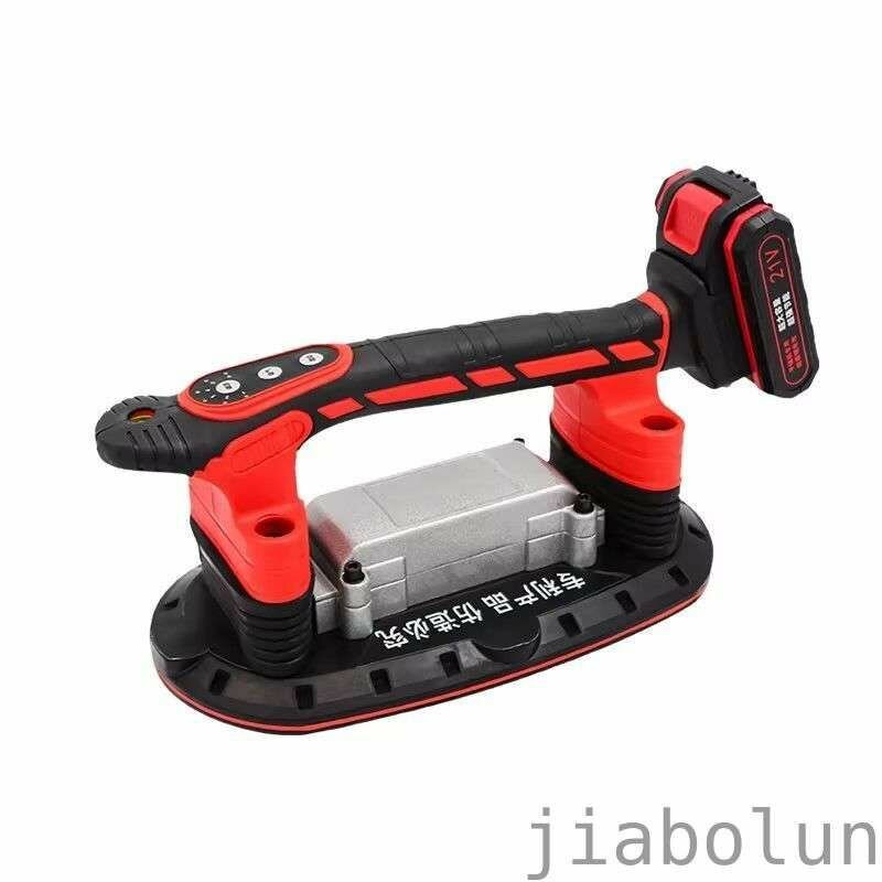 Электрическая машина для укладки плитки на присоске + 21 В, высокая мощность, вибратор Одна батарея и одно зарядное устройство вакуумная присоска.