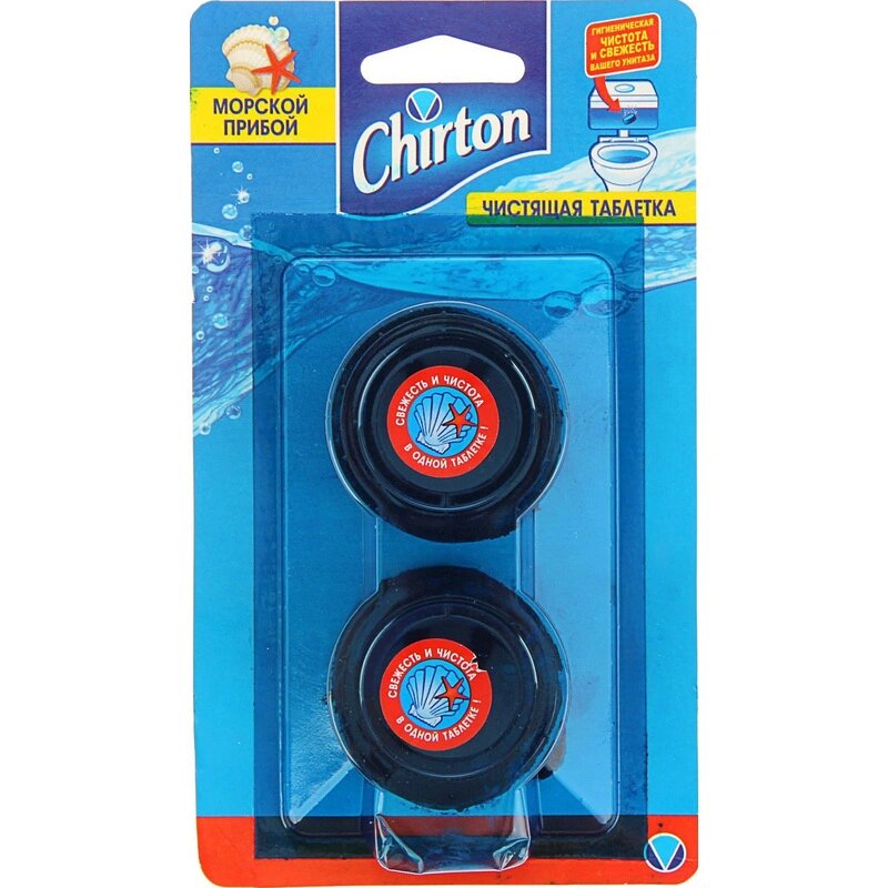 Таблетки для бачка унитаза 2 шт. Chirton Морской