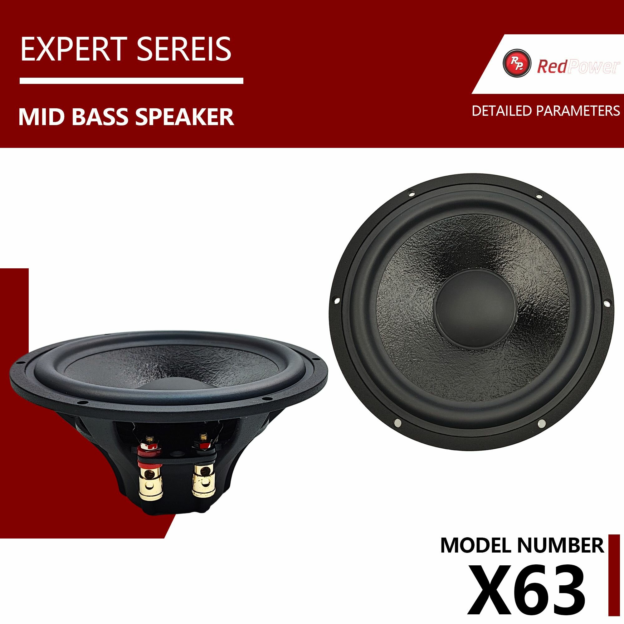 Акустика для автомобиля динамики Redpower X63 Expert