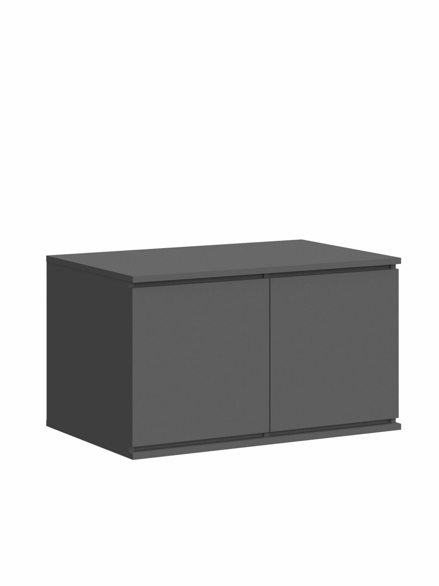 Антресоль Челси к шкафу 800х504х514 (Графит) МИФ