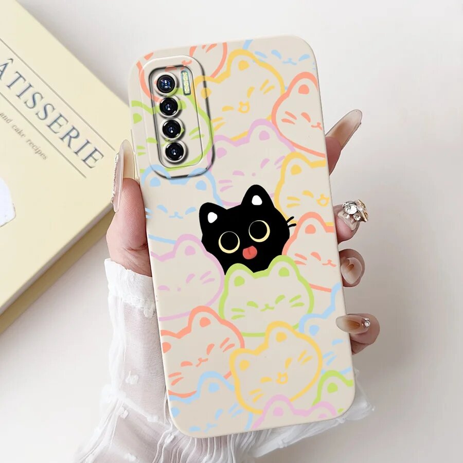Чехол для телефона Tecno Camon 17 17P 17 Pro Capa Black, дизайн, мягкий силиконовый чехол для Tecno Camon17 CG6 CG7 CG8, чехол-бамбер