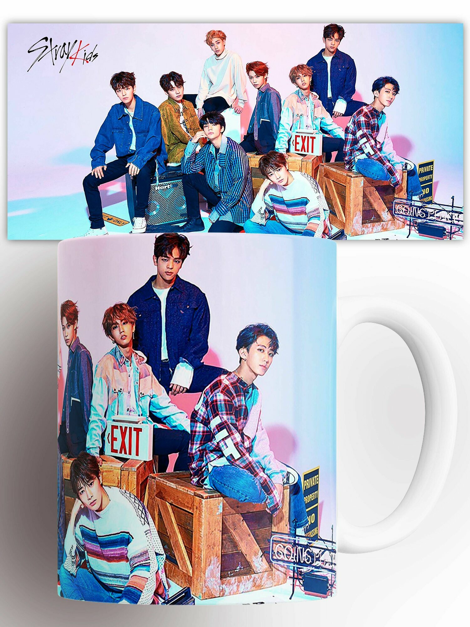 Кружка Стрей Кидс Stray Kids K POP 330 мл