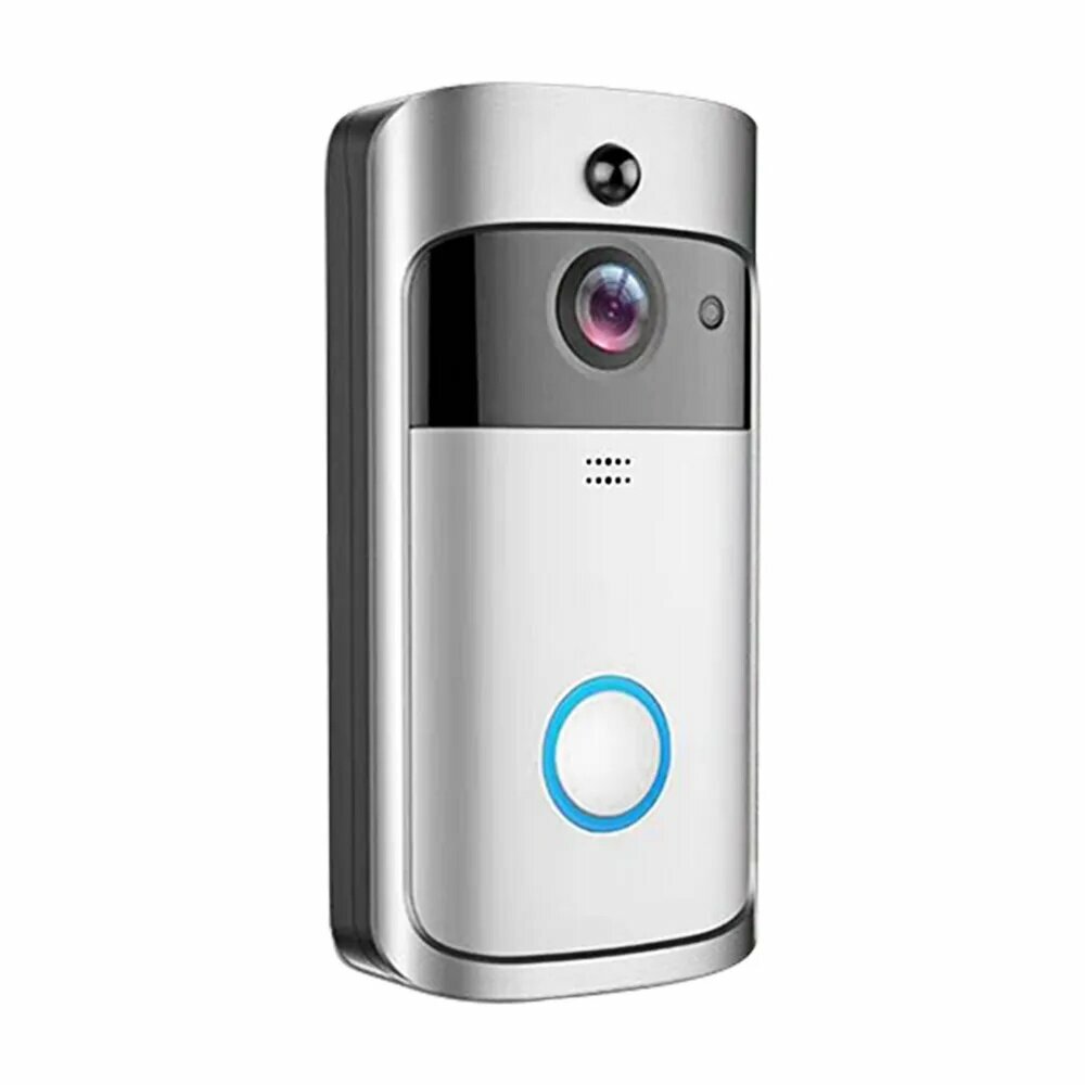 Беспроводной Видеодомофон 720P (1280*720) с Wi-Fi Интеркомом в реальном времени, PIR Детектором, Ночной Визией, Двусторонней Безшумной Речью, Камерой