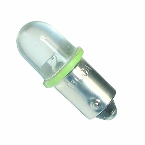 Светодиод 12-4 щитк. BA9s standart GREEN Megapower