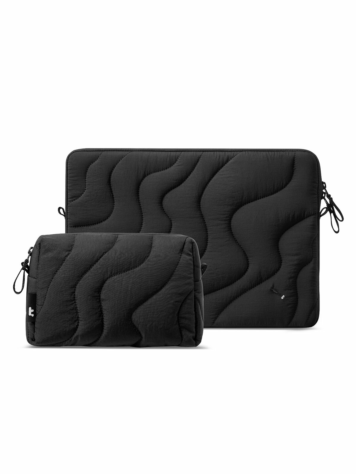Tomtoc чехол-папка для ноутбука 13", Laptop Terra-A27 Sleeve Kit, с сумкой для аксессуаров 2в1, черный