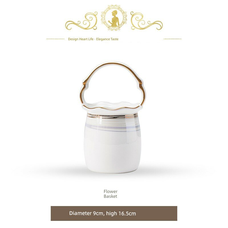 Набор посуды для Нового года 2025: тарелки и миски, домашний набор из костяного фарфора класса люкс (Цзиндэчжэнь),