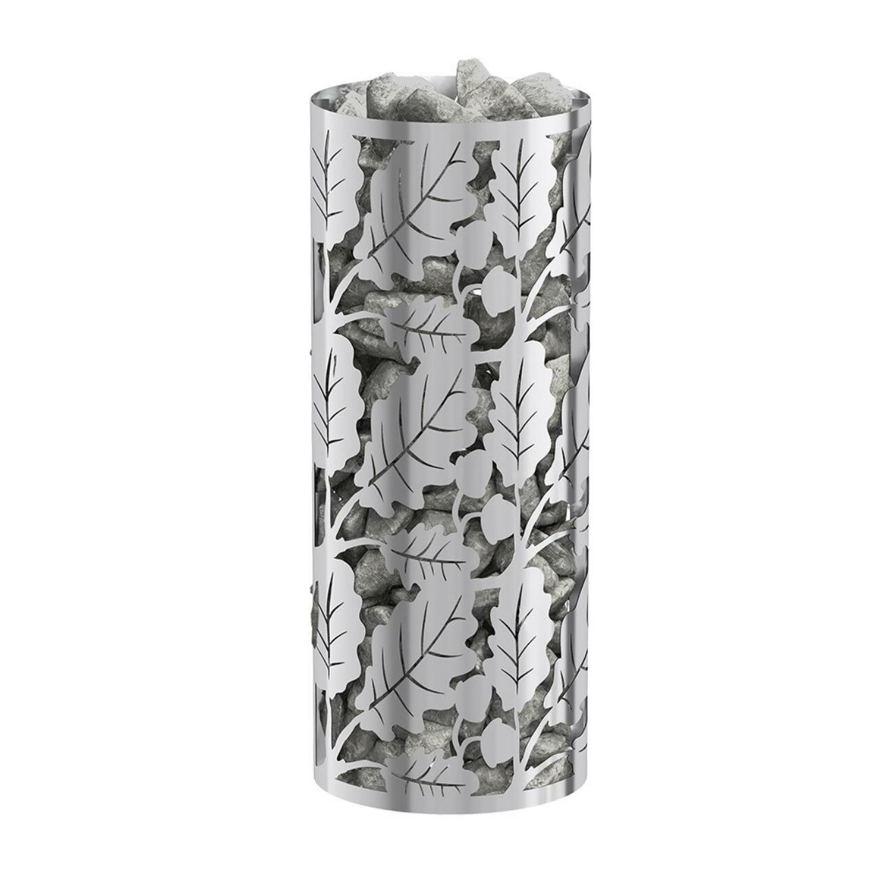 Сетка для камней на трубу "дубовый лист 2", Нержавеющая сталь L-750