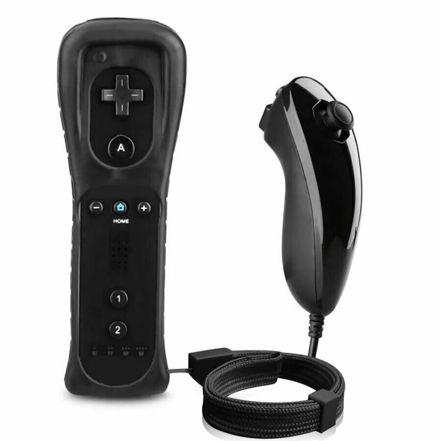 Набор геймпадов Motion Plus Wii Remote Контроллер+ джойстик Nunchuk для Nintendo Wii/Wii U