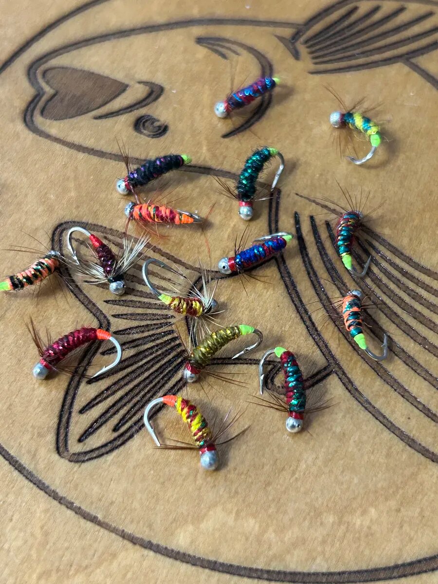 Набор мух на хариуса и ленка, 15 шт