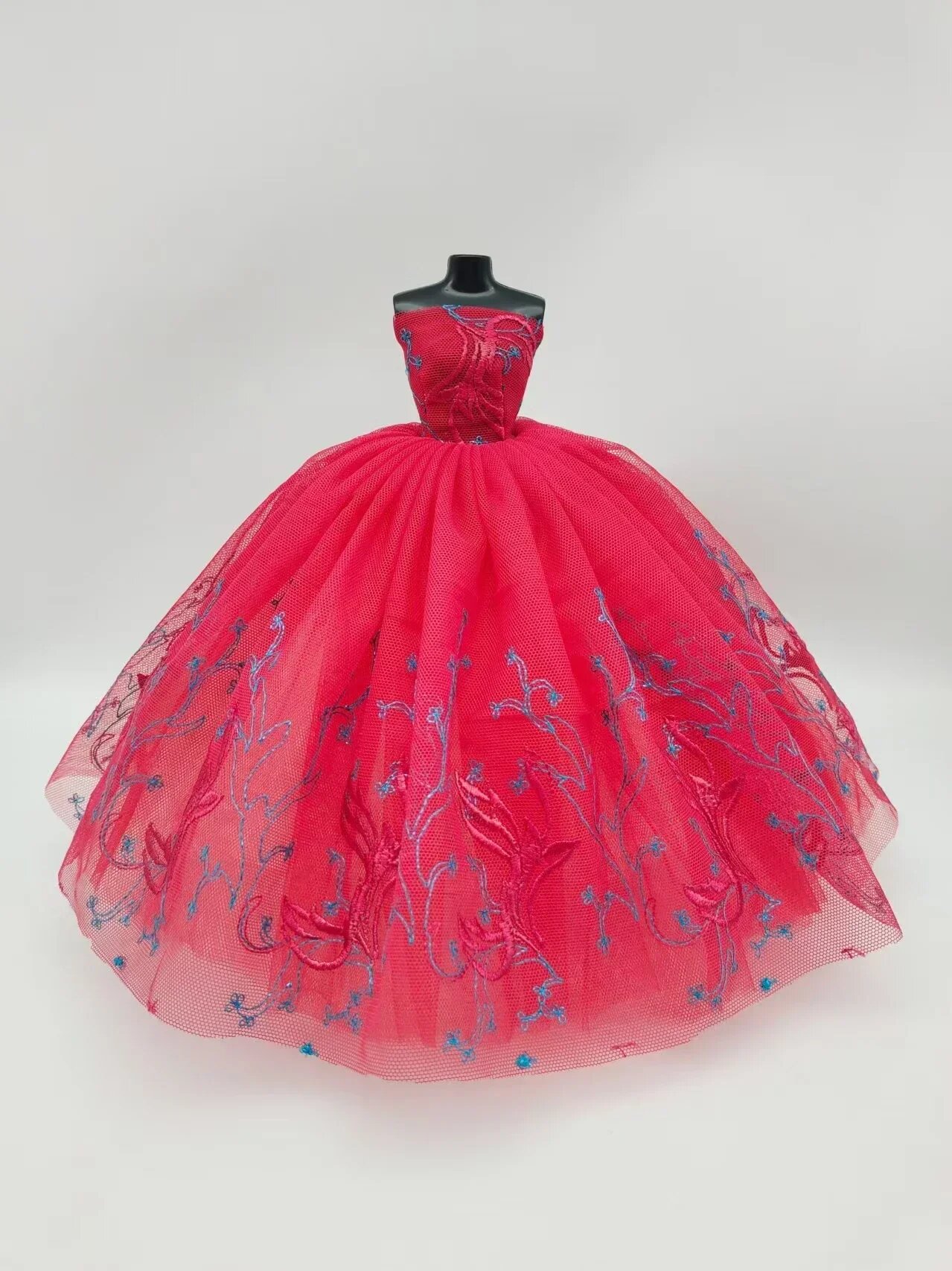 Элегантное цветочное кружевное вечернее платье 1/6, Одежда для кукол Барби, аксессуары для кукольного домика, платье принцессы вечерние 11,5 дюйма, кукольные наряды, игрушки