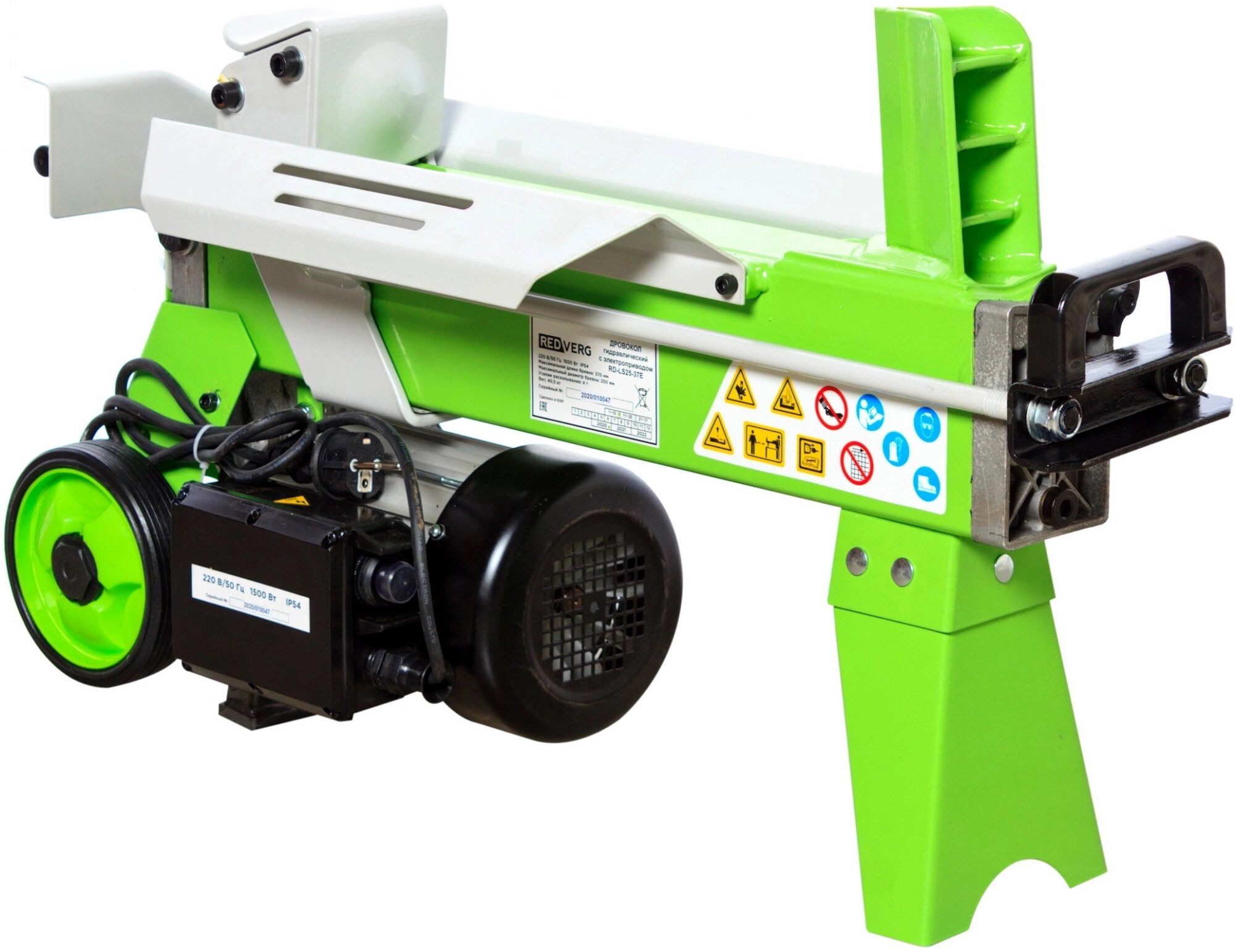 Дровокол RedVerg RD-LS 25-37E двиг. элект. 1500Вт раб. пол. го
