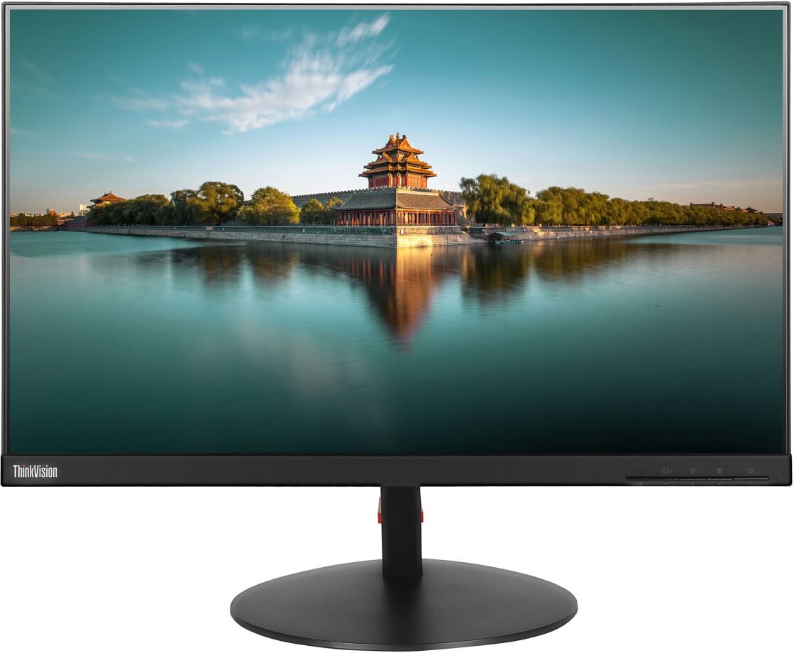 Монитор 23.8" Lenovo ThinkVision T24i-10 Black (IPS,1920x1080,6 ms,178°/178°,250 cd/m,1000:1, VGA+HDMI+DP) (61CEMAT2EU)