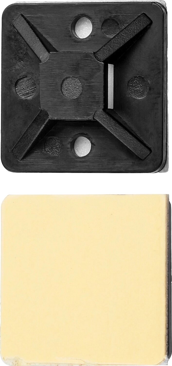 Самоклеющаяся площадка под хомут-стяжку ЗУБР 30917-20