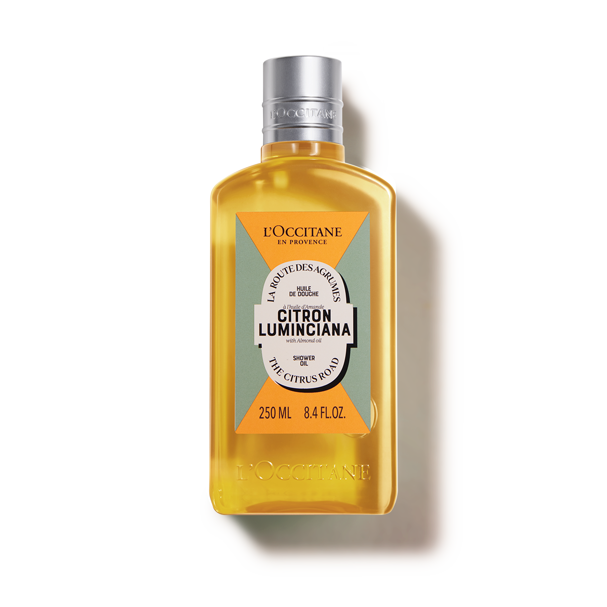 Масло для душа L'Occitane Миндаль-Лимон, для всех типов кожи, 250мл