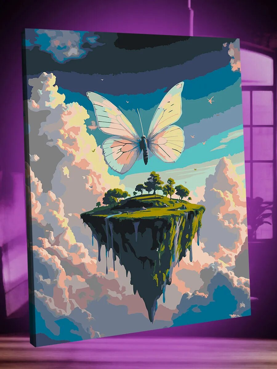 Картина по номерам Бабочка