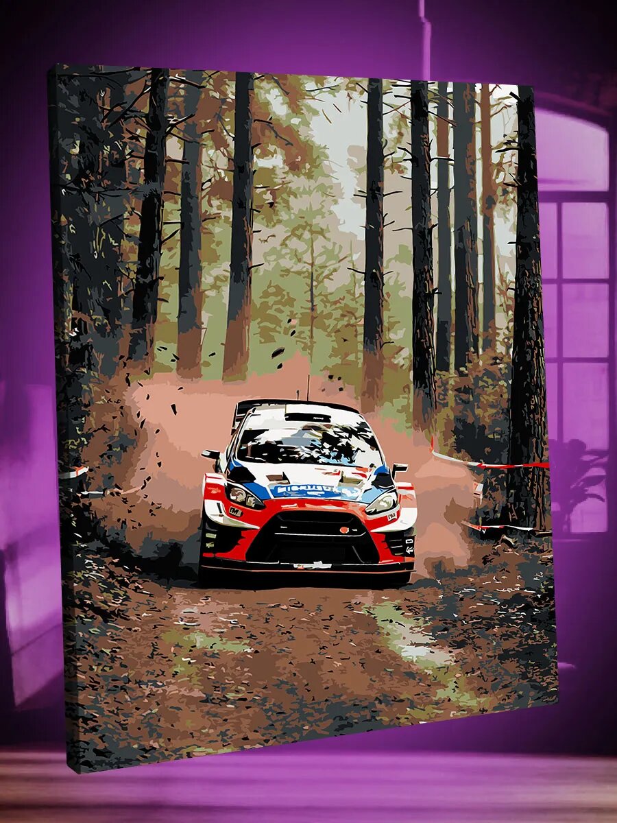 Картина по номерам Машина