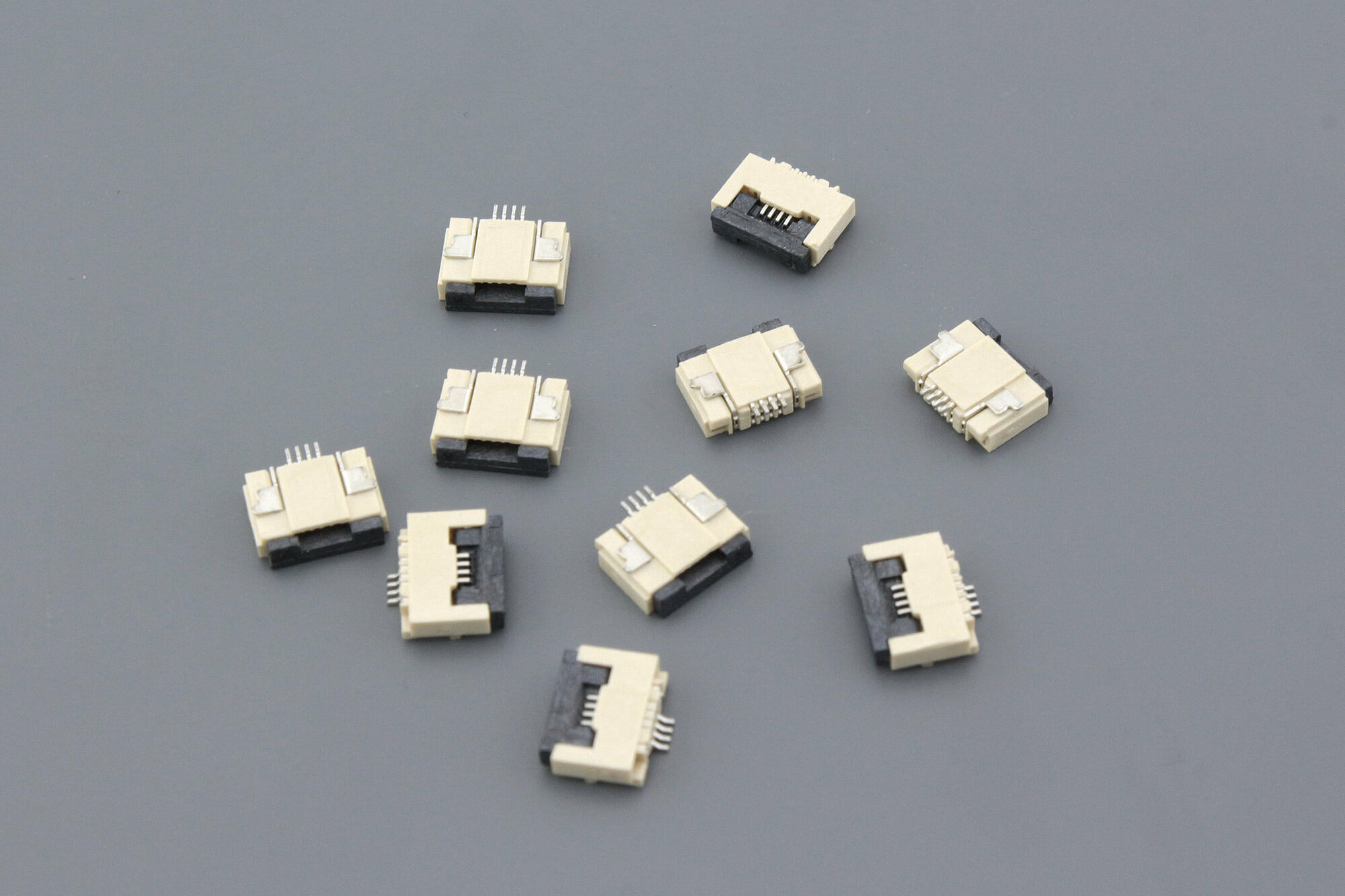 Разъем FPC Flip-Lock 0510-4RLGF 4 pin высота 1мм шаг 0,5мм 10 шт