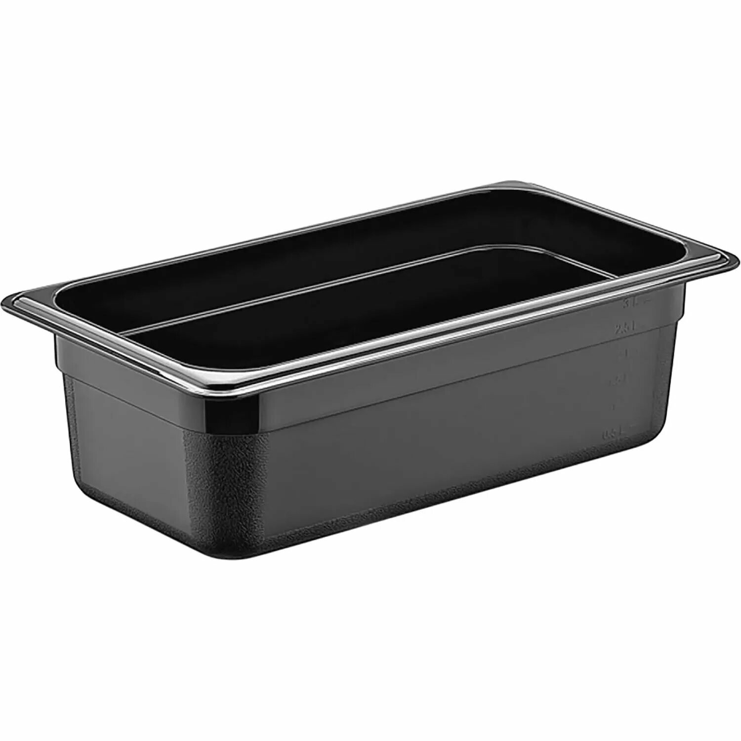 Гастроемкость 1/3 h=100 мм. 3 л. п/п черная GP, 76763