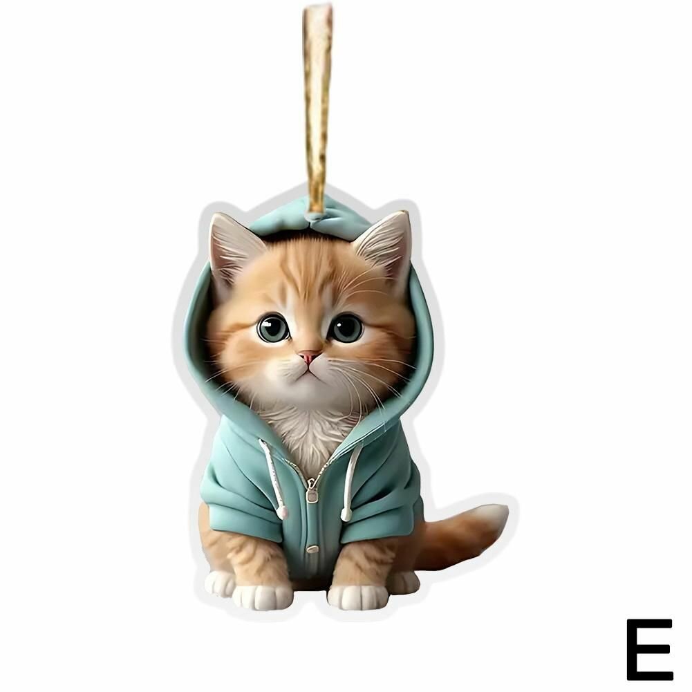 Декоративная подвеска из акрила, плоская 2D-подвеска, подходит для автомобиля, вечеринки, брелока, рюкзака, дома и т. д.