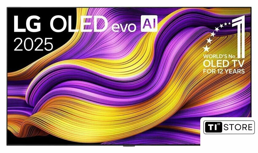 Телевизор LG OLED evo AI G5 OLED77G51LW 2025, 77", 4K Ultra HD, Smart TV, webOS 24, Wi-Fi, Bluetooth, Gaming, AI Chatbot