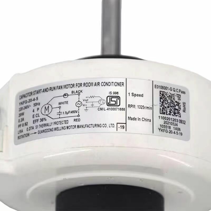 Электродвигатель внутреннего блока YKFG-20-4-5 (020424) 17W