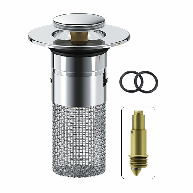 Напольный дренаж с нажимным сердечником из меди, пластиковый сердечник