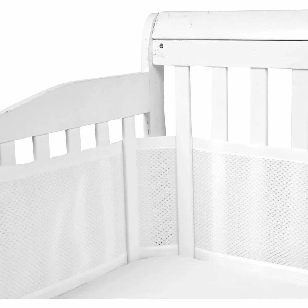 Бампер для детской кроватки, Бампер для детской кроватки, Подкладка из 3D-сетки, препятствующая воздушному потоку,