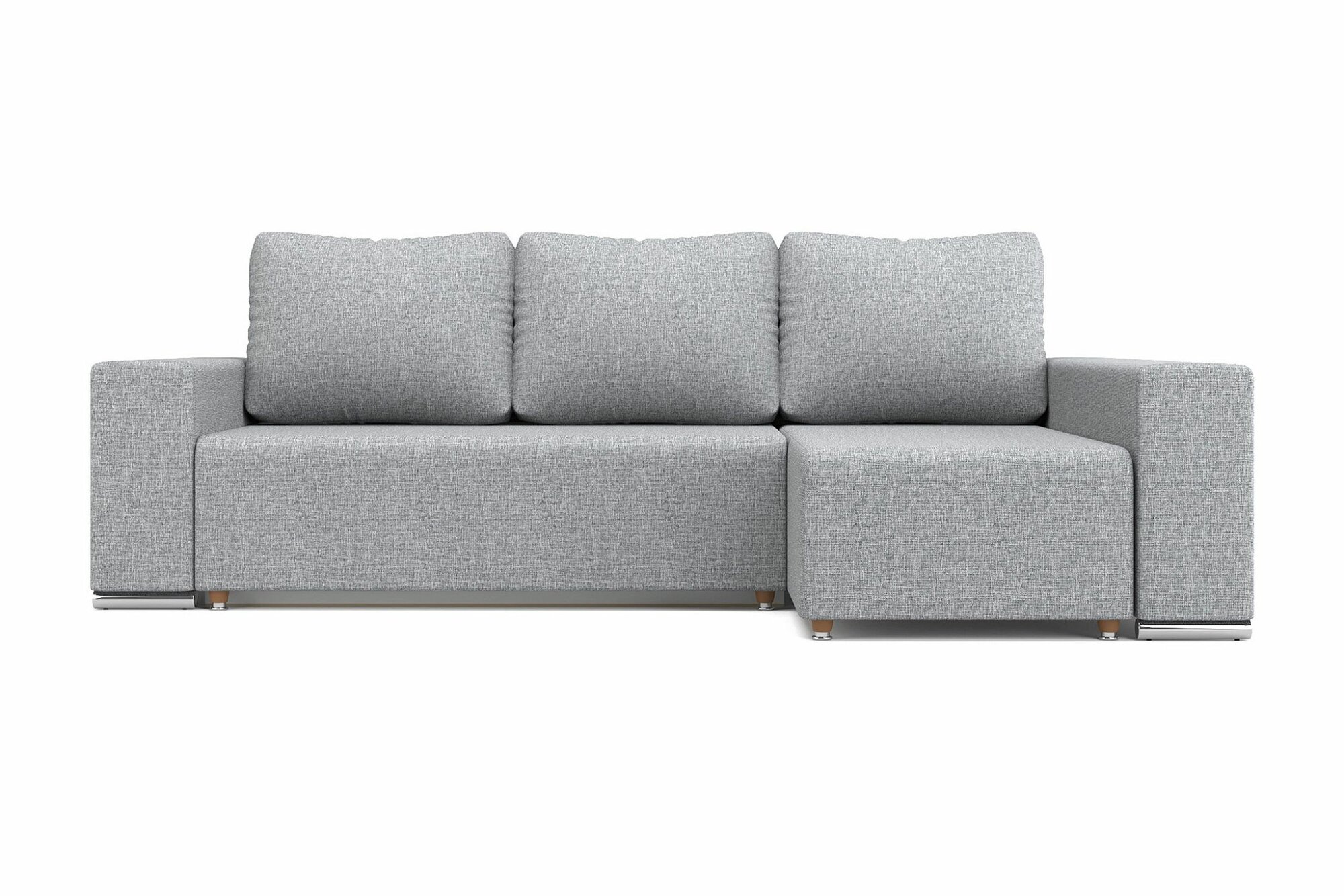 Диван угловой Маркиз, светло-серая