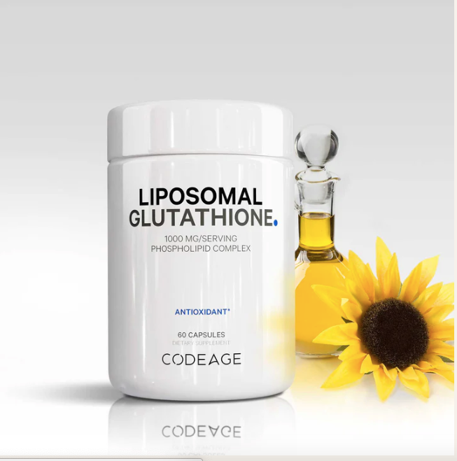 CodeAge, Liposomal Glutathione, Липосомальный глутатион, 1000 мг, 60 капсул