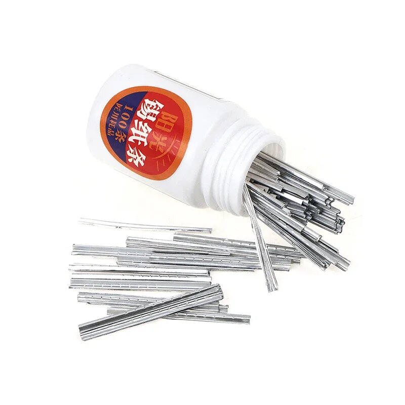 100 Листов Различных Полосок Из Золотой И Серебряной Фольги Для Ключей И Инструментов — Готовые Запасные Части Для Замков И Ф.