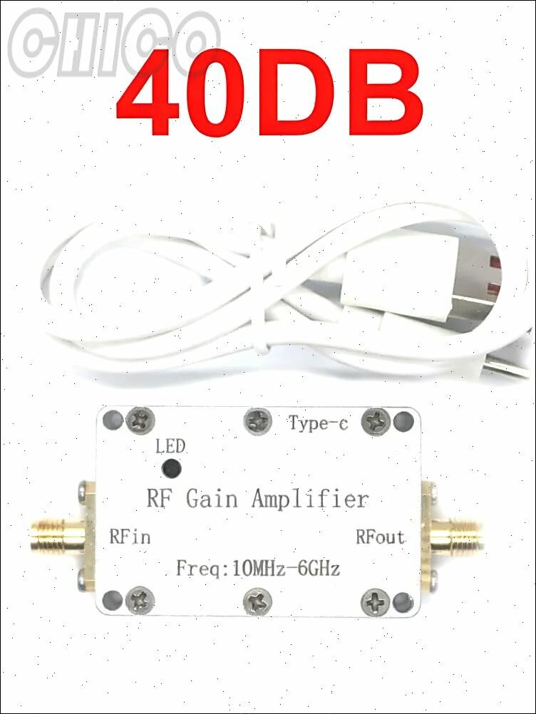 10M-6GHz RF Gain Amplifier Высокая Равномерность Мощность 40dB