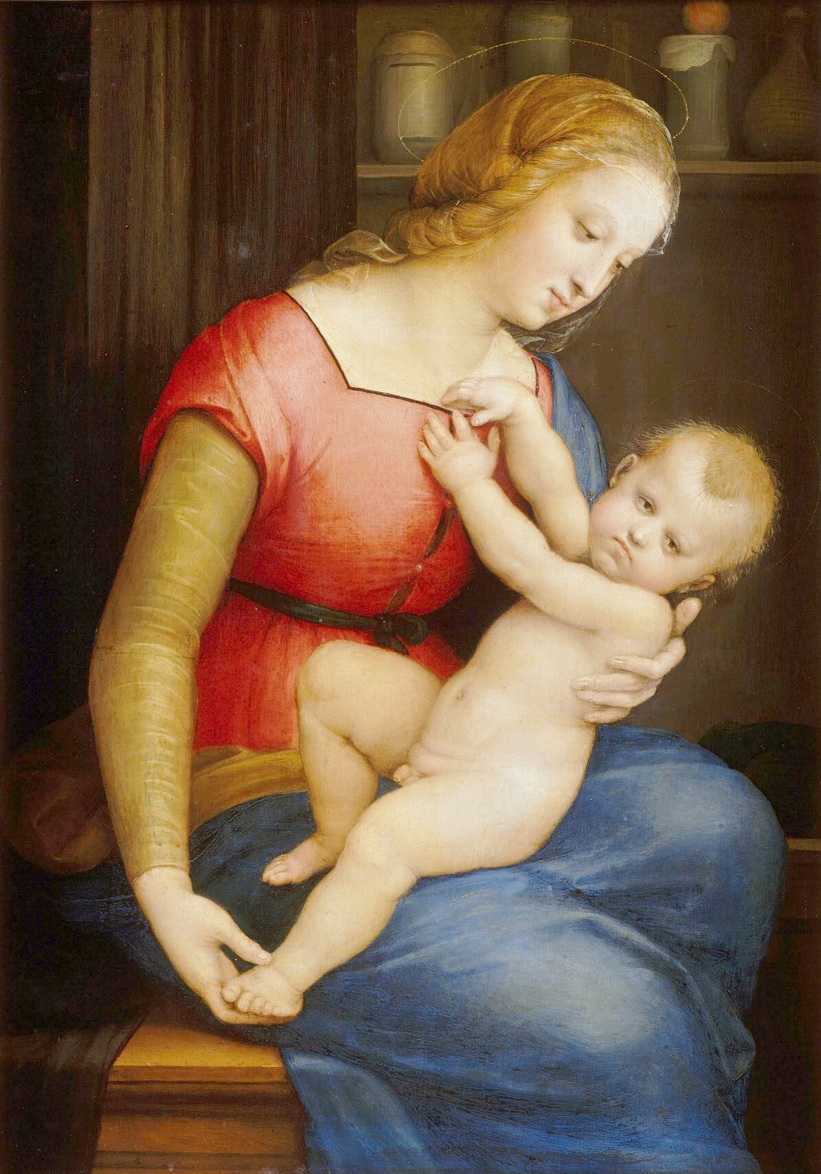 Картина Санти Рафаэля Мадонна Орлеанского дома 42х60 см