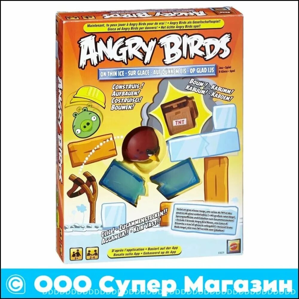 Статуэтка и аксессуары, игра Angry Birds On Thin Ice