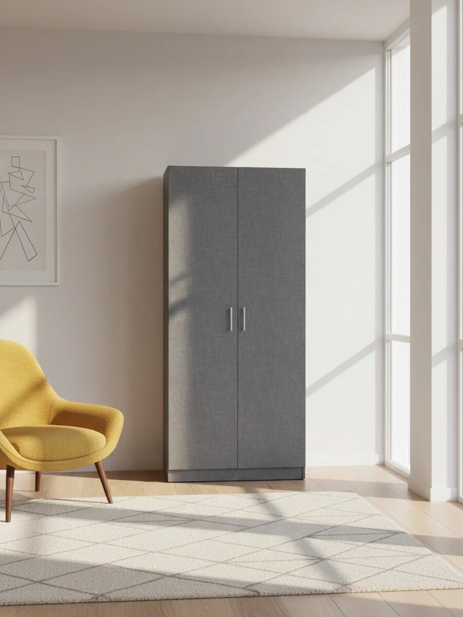 Распашной шкаф FRESTER в спальню деревянный с полками, от производителя