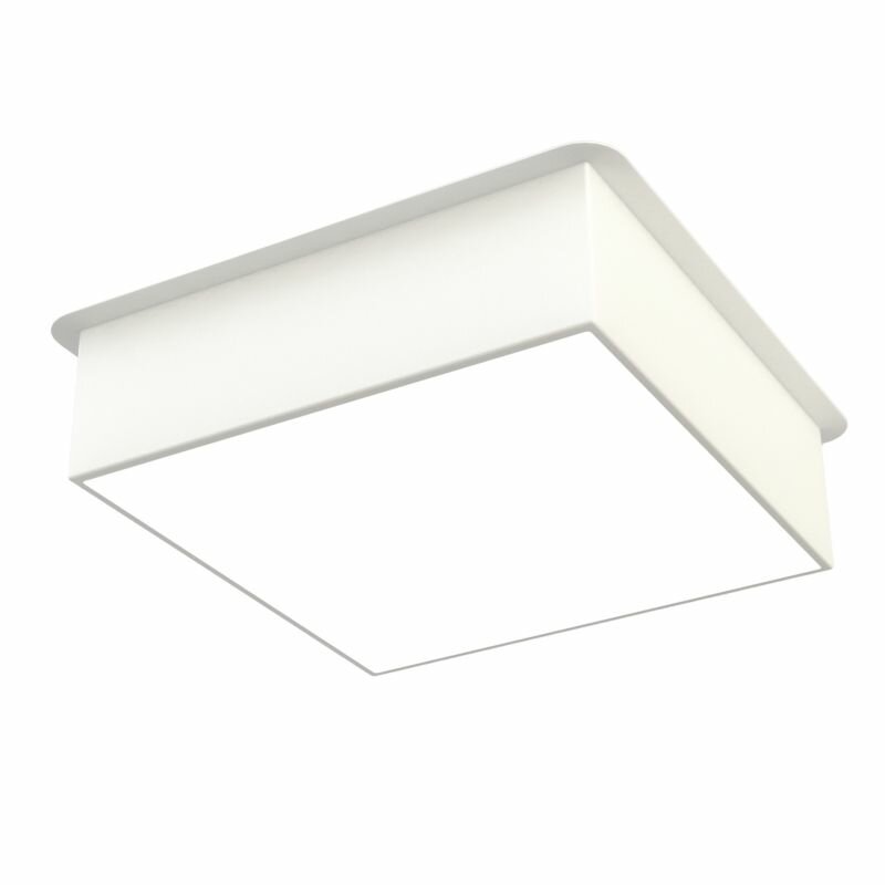 Светодиодный светильник Грильято Домино 150х150 12Вт 3000К белый