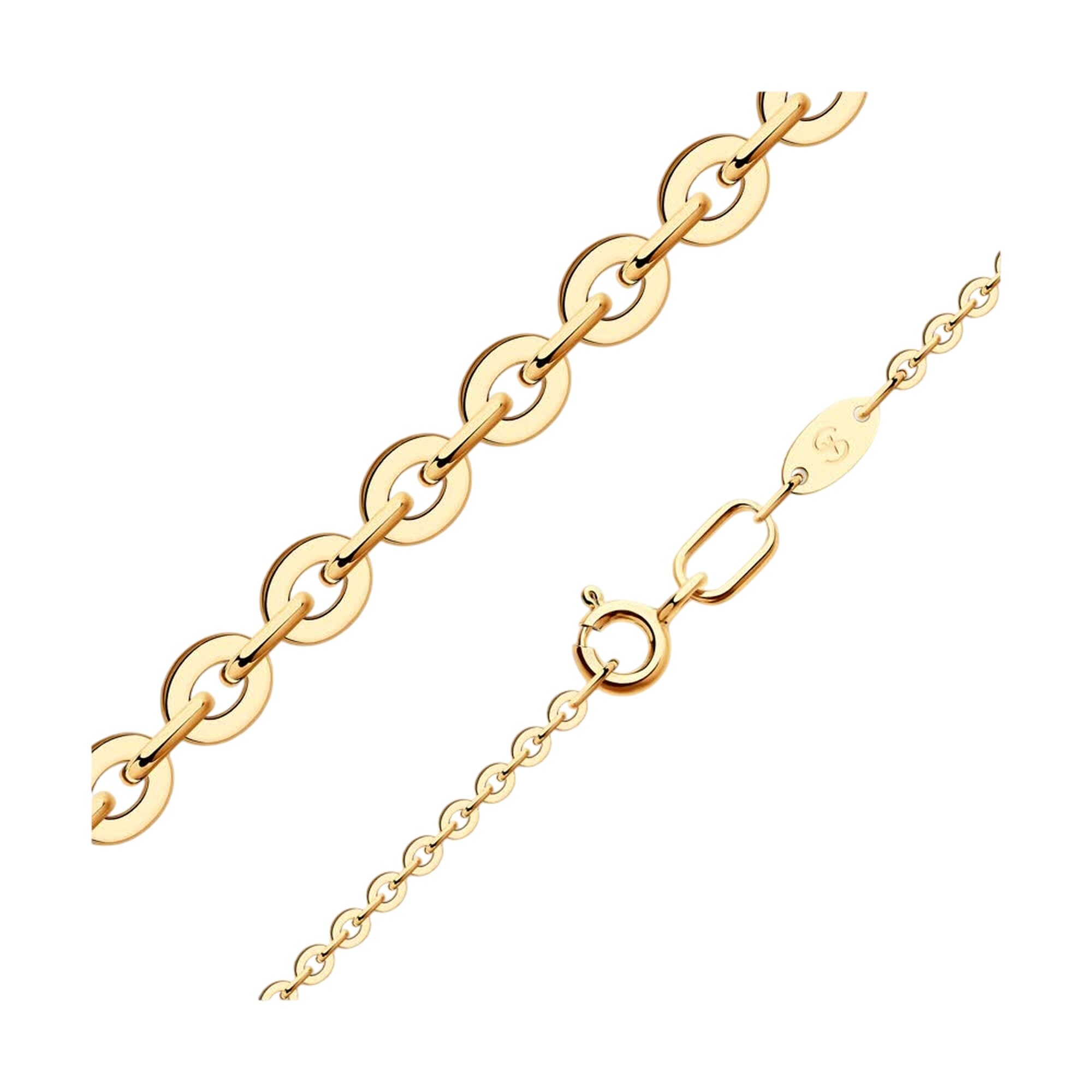 Цепь красное золото, 585 проба