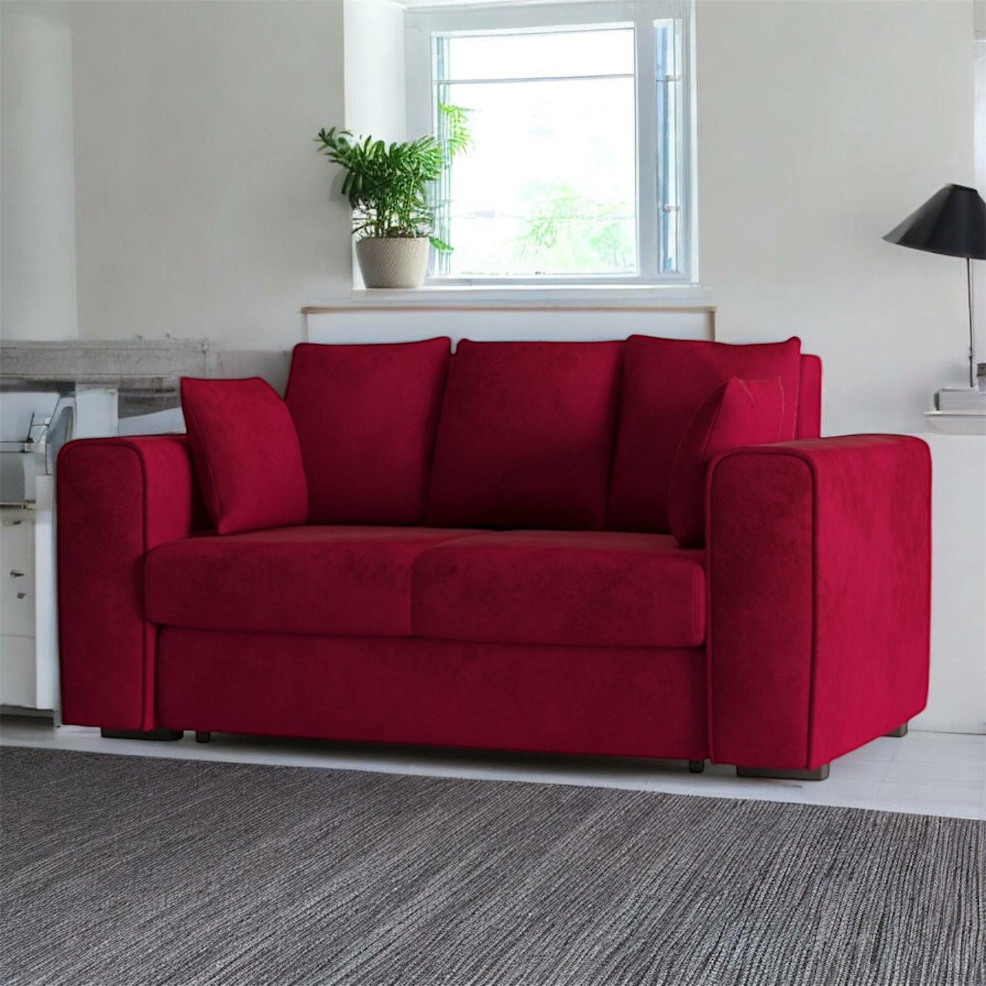 Диван-кровать Mini Giverny, Независимый пружинный блок, велюр антивандальный, спальное место 140х195, Механизм малютка.