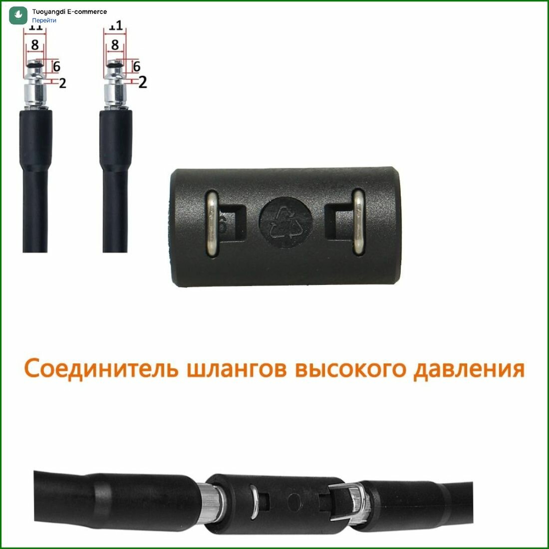 Соединитель шлангов высокого давления Бош, Нилфиск, Штиль, Michelin.